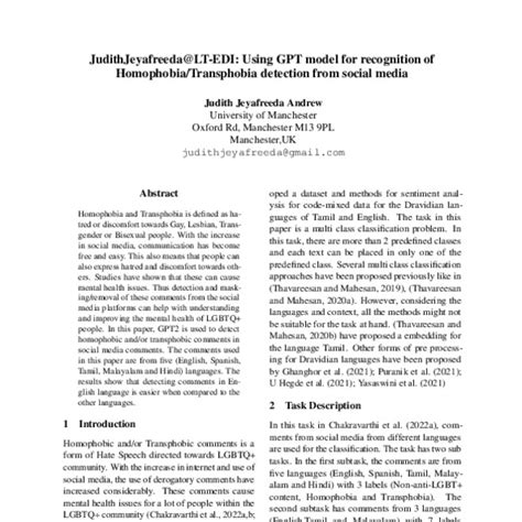 Judithjeyafreedalt Edi 2023 Using Gpt Model For Recognition Of