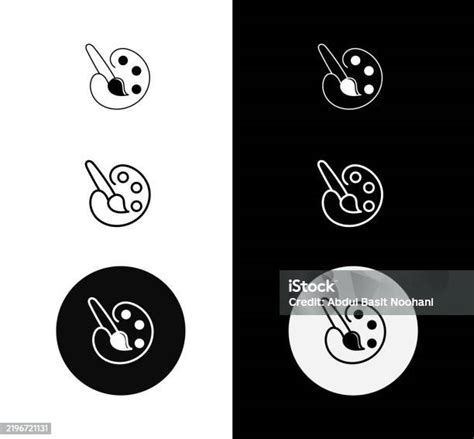 창의성과 예술 아이콘 편집 가능한 스트로크가 있는 Monoline 맞춤형 손으로 그린 스타일 예술적 표현과 혁신 일러스트레이션