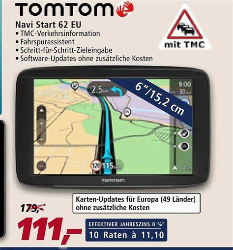 Tomtom Navi Start 62 Eu Angebot Bei Real 1prospektede