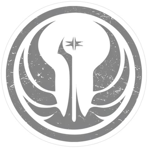 Star Wars The Old Galactic Republic Logo Sticker The Galactic