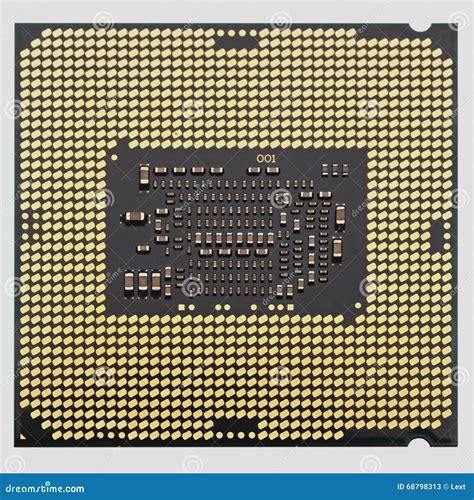 The Computer Central Processing Unit Stock Image Image Of Background Digital 68798313