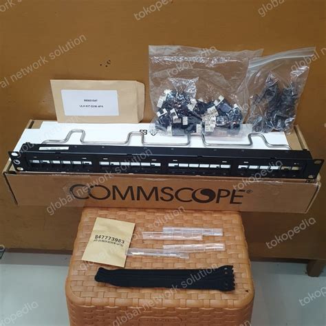 Jual Commscope Patch Panel Cat6 24 Port Loaded Patch Panel 24 Port Fullset Jakarta Pusat