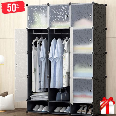 Пластиковый Шкаф Органайзер для Одежды Mp312 Модульный Сборной Шкаф Из Пластика для Хранения