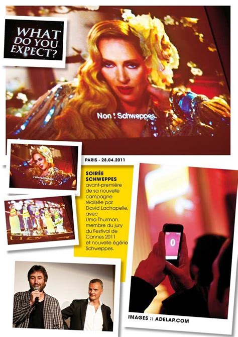 Soirée Schweppes Présente Uma Thurman En Nouvelle égérie Paperblog