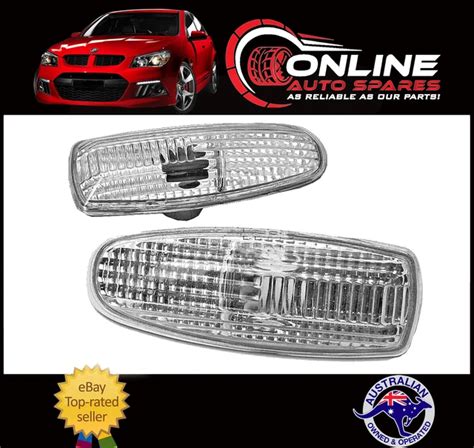 Side Indicator Guard Pair Fit Ford Falcon Ba Bf Xt Xr6 Xr8 Flasher Turn Signal 47 90 Picclick Au
