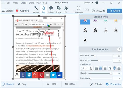 Techsmith Snagit 13 Review Still The Best Screenshot Capture And Editing Tool Available
