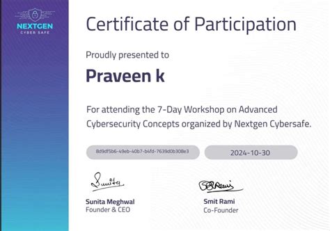 praveen k on linkedin cybersecurity continuouslearning