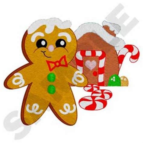 Gingerbread Man Machine Embroidery Design Embroidery Library At