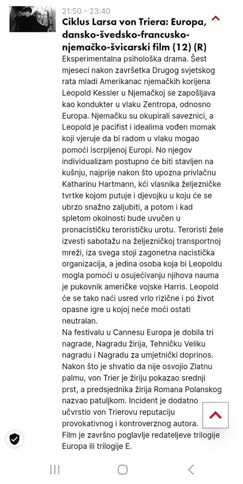 Warning Topik Za Nepropuštanje Retko Prikazivanih Filmova Na Tv Page 18 Film