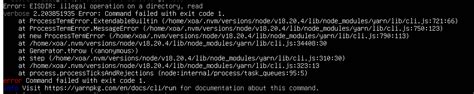 Build From Sources Error Eisdir Illegal Operation On A Directory