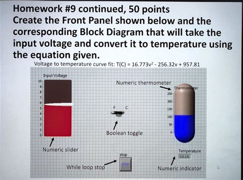 Solved Labview Question Homework 9 Continued 50 Points Create The