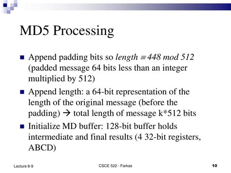 ppt cryptographic hash functions and protocol analysis powerpoint