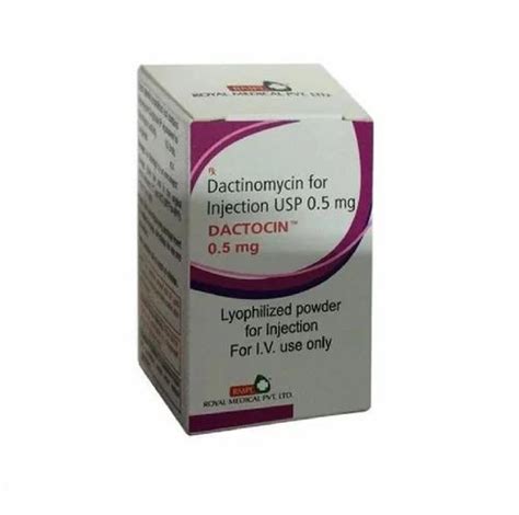 Dactocin Dactinomycin 0 5 Mg Injection At ₹ 550 Vial Dactinomycin Injection In Nagpur Id