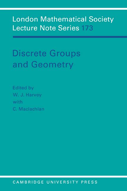 Discrete Groups And Geometry