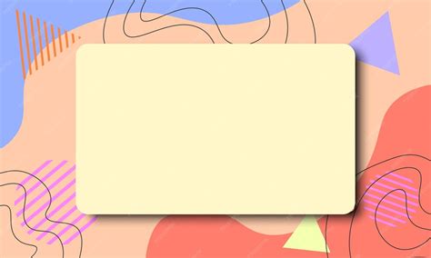 Premium Vector Rectangle Shape Copy Space Background Design With