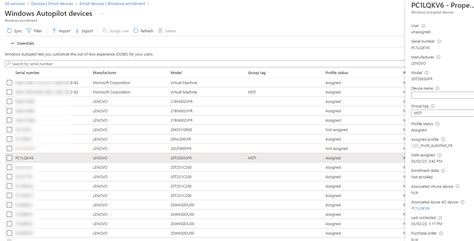 problem pre provisiong mdt autopilot r intune