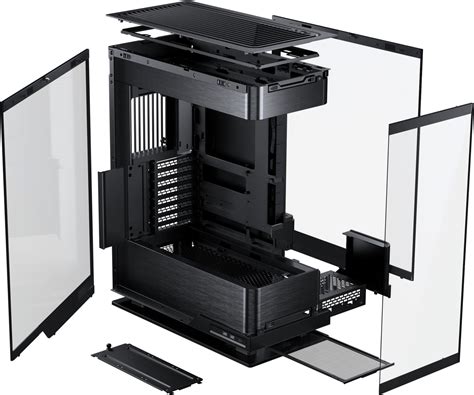 Phanteks Ph Es524xtgdbk01 Evolv X2 Tempered Glass Brushed Black Steel