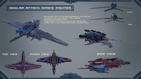 Space Fighter Concept Art