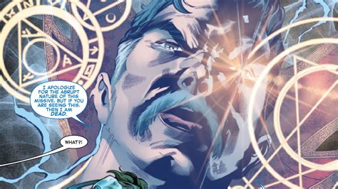 The Deceased Doctor Strange Has A Request From Beyond The Grave For
