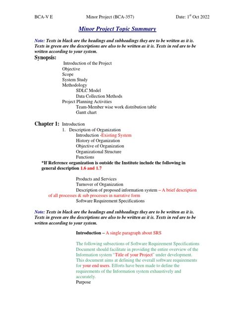 Minor Project Topic Summary 2022 Pdf Databases Software