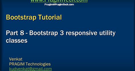 Sql Server Net And C Video Tutorial Bootstrap 3 Responsive Utility
