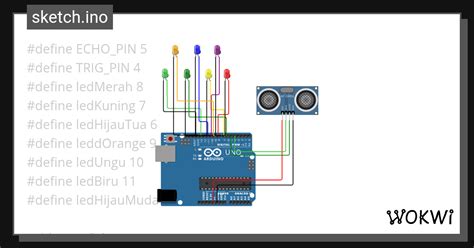 Deteksi Banjir Wokwi ESP32 STM32 Arduino Simulator