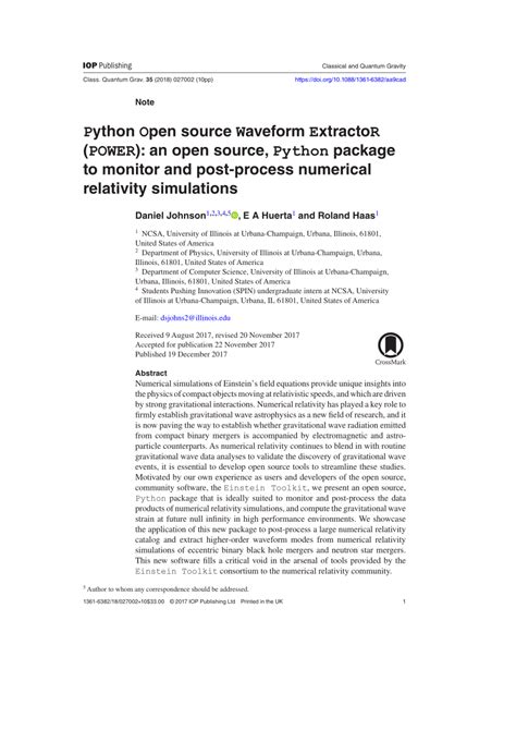 Python Open Source Waveform Extractor Power An Open Source Python