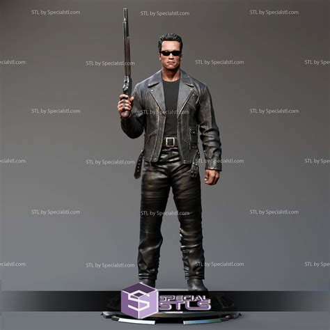 Terminator Arnold Schwarzenegger Shot Gun 3d Print Model Specialstl