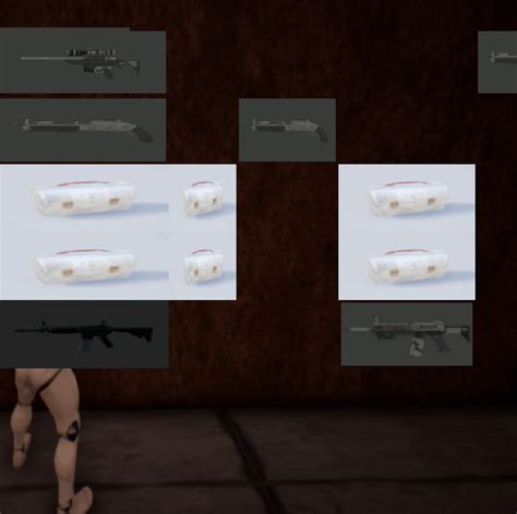 ue4 grid based inventory system which appropriate type of umg