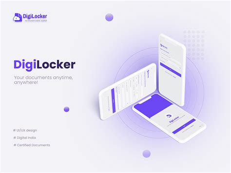 DigiLocker UI Redesign Behance