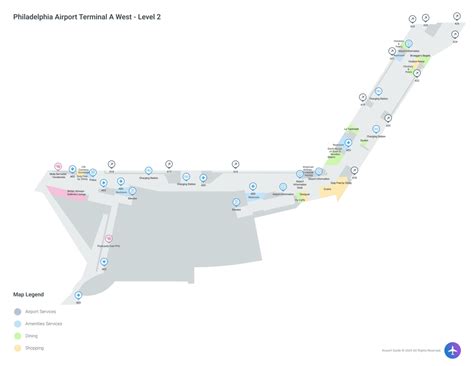 Philadelphia Airport Phl Maps