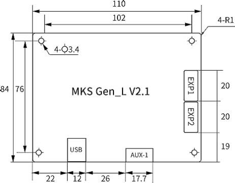 Buy MakerBase MKS Gen_L v2.1 Control Board Online at Robu.in
