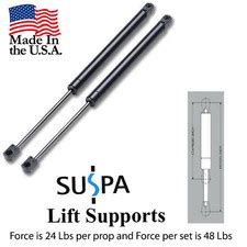 Suspa C16 31021a 13 24 Lbs Gas Prop For Down Size And Mini Truck Cap