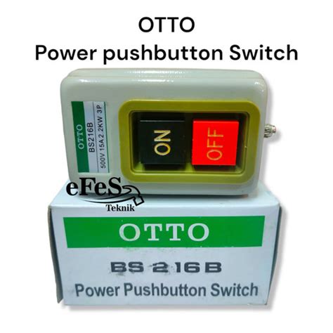 Jual Power Push Button Switch BS B Jakarta Barat EFeS Teknik