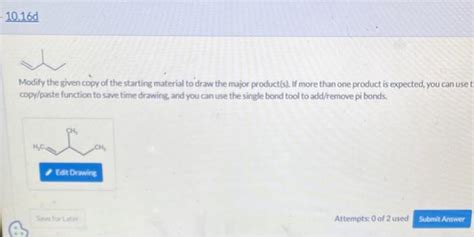 [solved] Predict The Monobromination Product S Expected W