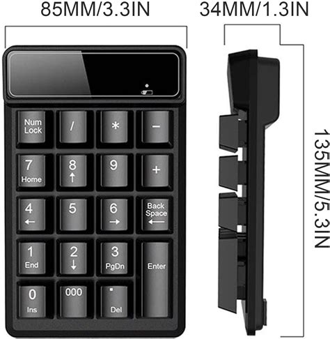 Buy YIISU Small Size USB Wired Numeric Keypad Keys Digital Keyboard For Laptop Notebook