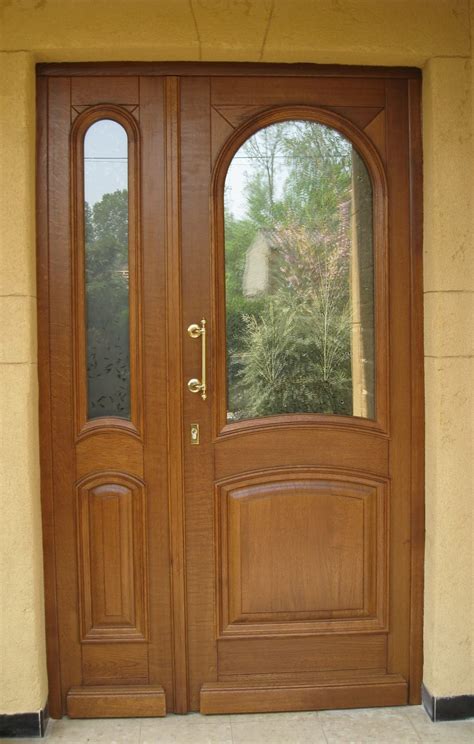 Portes Dentrée Bois Vitrée Menuiserie Collin