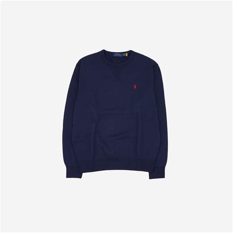 폴로 랄프 로렌 플리스 크루넥 스웨트셔츠 네이비 Kream