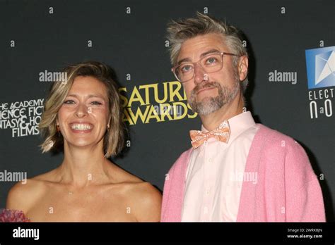 Los Angeles Feb 4 Natasha Halevi Sean Gunn At The 2024 Saturn