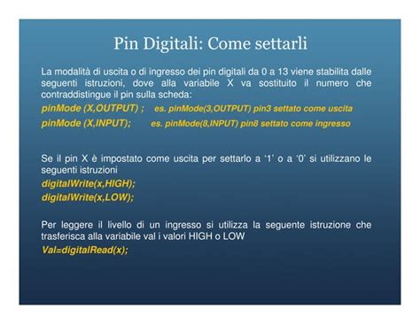 Arduino 2 Slide Descrizione Architettura Ppt