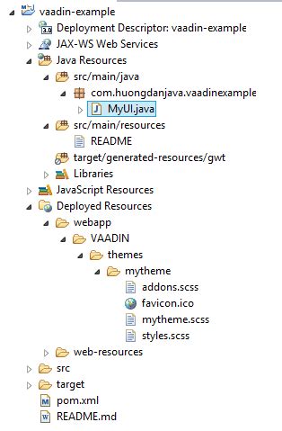 Create And Run An Application Using Vaadin Framework In Eclipse Using Vaadin Plugin Huong Dan Java