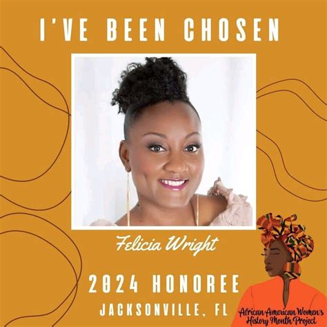 Honored Aawhmpjax2024 Felicia Wright Mba 11 Comments
