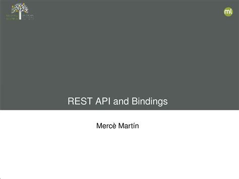 Vssml18 Rest Api And Bindings Ppt