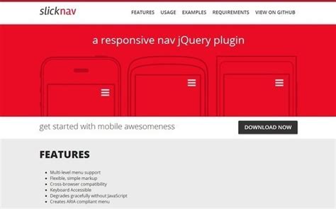 28 Exciting And Fresh Jquery Navigation Plugins