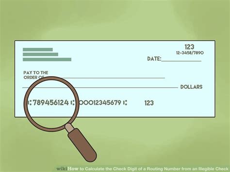 3 Ways To Calculate The Check Digit Of A Routing Number From An Illegible Check