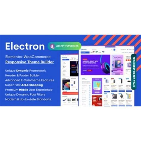 Electron Elementor Electronics Store Woocommerce Theme Digixcel