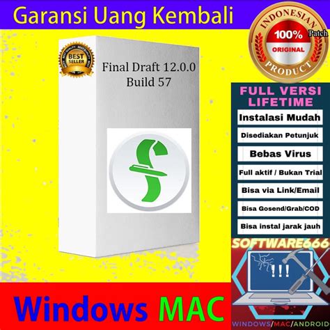 Jual Software Menulis Naskah Film Final Draft 12 [win] Shopee Indonesia