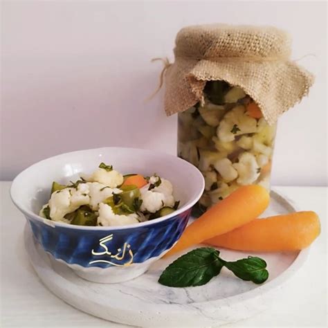 خرید و قیمت ترشی هفت بیجار با سبزیجات معطر شمال از غرفه فروشگاه محصولات