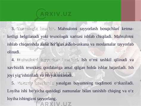 Loyiha Ishi Va Uning Bosqichlari Harakatlanuvchi Sodda Mexanizmlarni Loyihalash Va Yasash 5