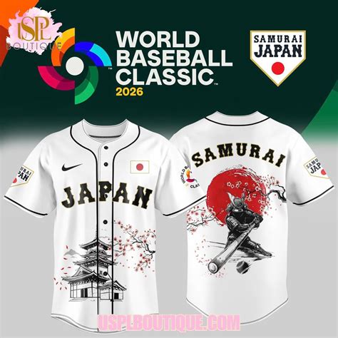 Samurai Japan World Baseball Classic 2026 Jersey Usplboutique